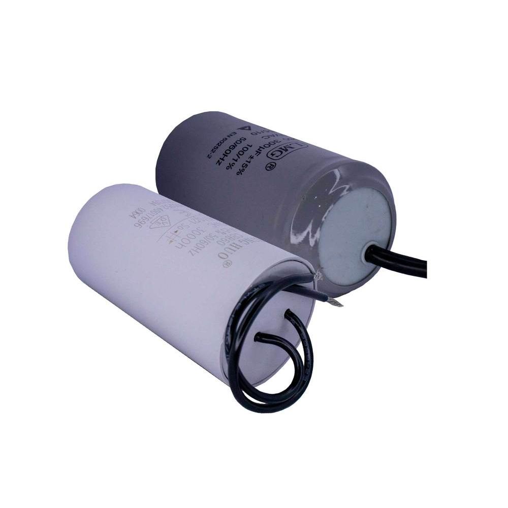 Kit Capacitor de Trabalho CBB60 e Partida CD60 para Motor Elétrico e ...