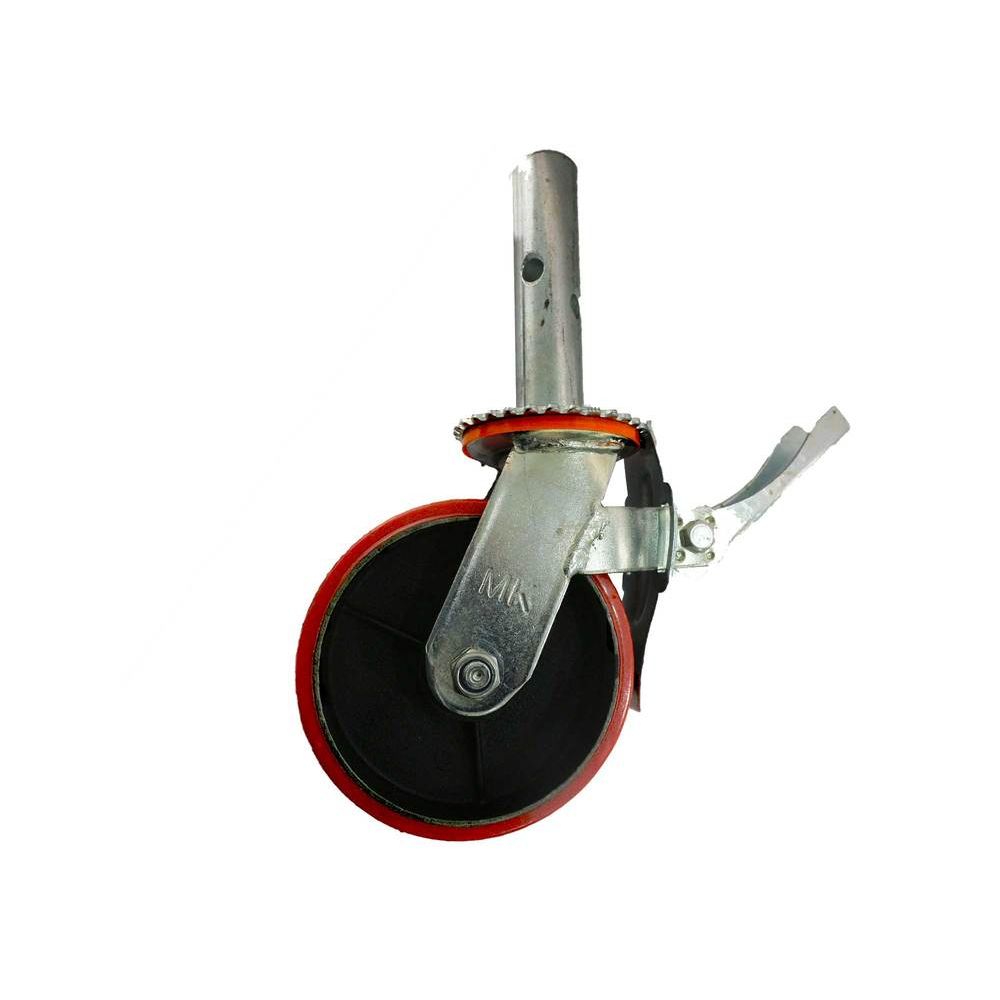 Rodizio para Andaime Giratório com Rodas de PU 6" e Freio - spetindustria